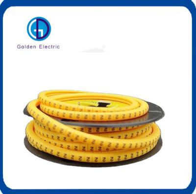 Cina Marcatore giallo garantito per cavi in PVC di diverse dimensioni e specifiche in vendita
