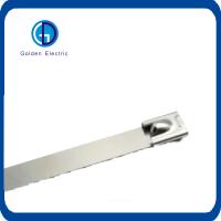 China Ball Type Self Locking Cable Ties Flame Retardant for Wire Management for sale