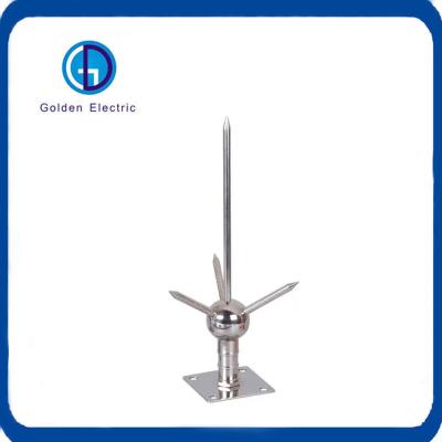China Low Voltage Tall Tower Copper/Stainless Steel Lightning Arrester for Lightning System for sale