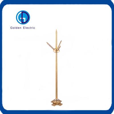 China Low Voltage Tall Tower Copper/Stainless Steel Lightning Arrester for Lightning System for sale