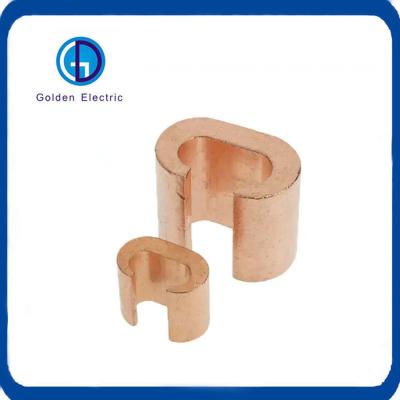 China Lightning Protection and Customization Electrical Cable Earthing Copper C Clamp for sale