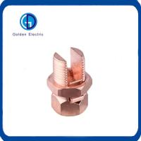 China 25mm2 Copper Split Bolt Connector Customized For Grounding Connection System for sale