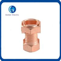 China 25mm2 Copper Split Bolt Connector Customized For Grounding Connection System for sale