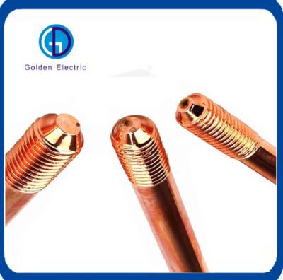 Cina Resistenza alla trazione 580n/mm2 Rod di terra in acciaio legato al rame per forniture di apparecchiature elettriche in vendita
