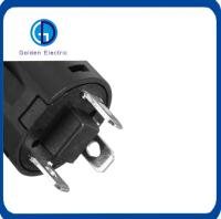 China 22mm Diameter LED Autolock Power Push Button Switch Self Locking Type for sale