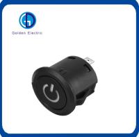 China 22mm Diameter LED Autolock Power Push Button Switch Self Locking Type for sale