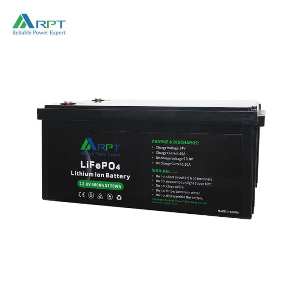 Quality 12.8V 400Ah LiFePO4 Lead Acid Replacement 8000 Cycles Lithium Camper Battery for sale