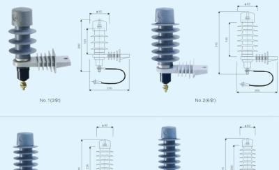 China Industrial 9kV Lightning Surge Protector , Lightning Arrester Used In Substation for sale