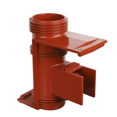 China 36kv 660mm Epoxy Resin V. T. Spout Bushing Insulator with Shiled Net for Fix Copper Busbar in Switchgear for sale