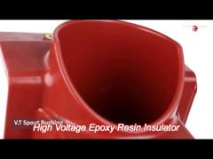 high voltage 40.5kv / 36kv cast resin insulator contact box ( spout )apg technique