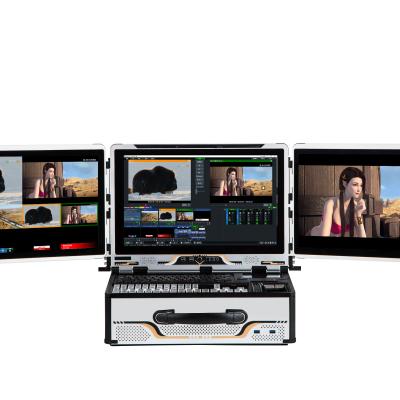 China G200S3 Supply Live Broadcast Video Capture and Directing Switch with Graphic Subtitles for sale