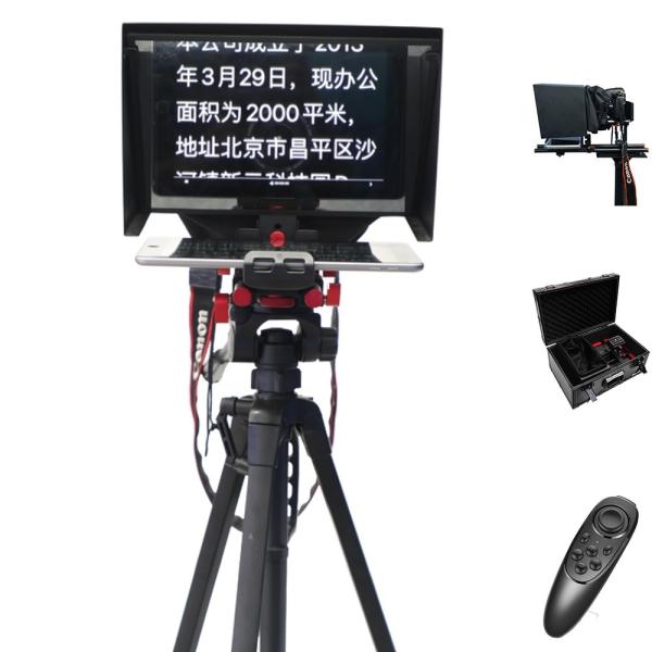 Quality Portable Tablet Teleprompter for Tablet Live Broadcast 7.8kg 7" 11" 13" TY330 for sale