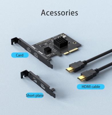 China Professional SMD Mounting Type 4K Audio Video Capture Card for Live Recording and OBS for sale