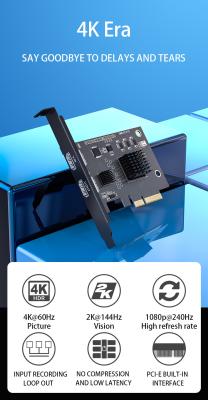 China Professional SMD Mounting Type 4K Audio Video Capture Card for Live Recording and OBS for sale