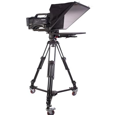China 2mm Glass Frame Teleprompter Kit for 24 inch Broadcast Studio and 10-30 feet Distance for sale