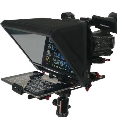 China Live Sports Portable Interview Speech Tablet Teleprompter TS310 7-13 Inch 1 Set Camera 2-20 Feet Flight Case for sale