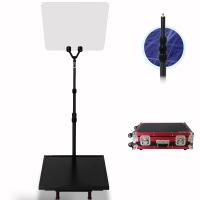 Quality Adjustable Glass Height 17 inch Teleprompter for TV Video Conferences and Live for sale