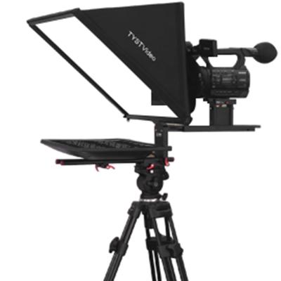 China 24 INCH Studio Single Monitor Teleprompter with Wireless Remoter and Tempered Glass for sale