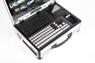 China 12 Channel Built-in Switcher Network Portable HD Video Recording And Broadcasting All In One Machine for sale
