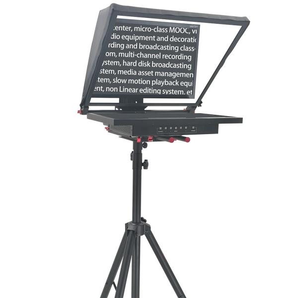 Quality 24inch Single Screen Built-In Prompter Auto-Mirror For TV Studio for sale