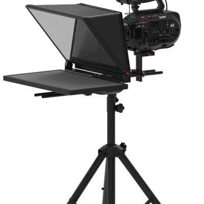 China Professional 24 Inch Teleprompter for Camera DV 1920*1080P Resolution Wireless Remote for sale
