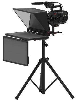 China Camera Teleprompter 22 inch Dual Screen with Remote Controller and Studio Software for sale