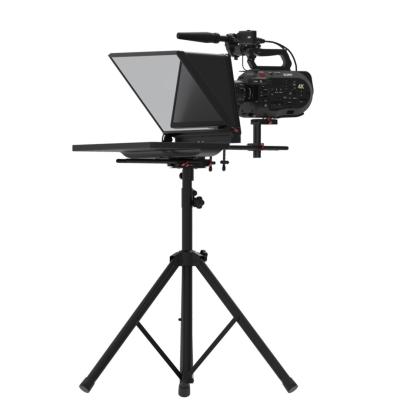 China Teleprompting and Shooting Professional Studio Teleprompter with Self-check Mirror Screen for sale