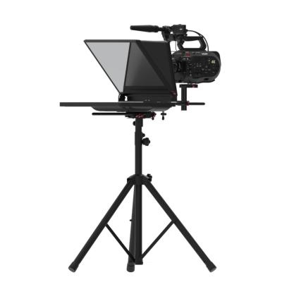 China Teleprompting and Shooting Professional Studio Teleprompter with Self-check Mirror Screen for sale