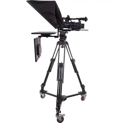 China Large Screen Resolution Indoor/Outdoor Studio Teleprompter Support Dual Screen One Period for sale