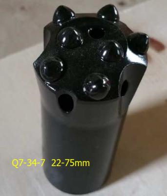 China Q7-34-722-75mm custmized tappered rock short/long drill bit for construction for sale