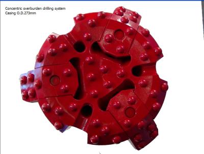 China Concentric Overburden Casing Drilling System O.D.273mm With Retrievable Pilot Bits for sale