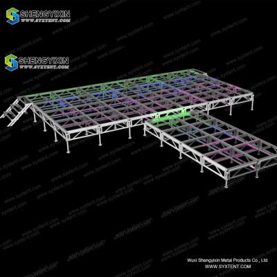 Folding Portable aluminum assemble stage/outdoor concert stage design/aluminum decoration stage