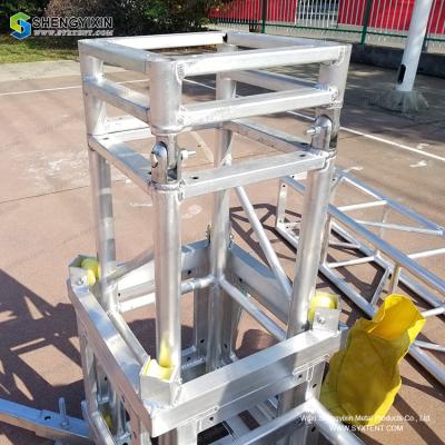 China Bolt aluminum circle truss with diameter 3 meter with 4pcs bolt truss Aluminum frame customized design for sale