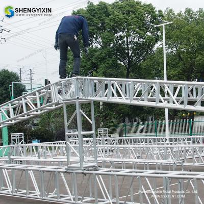 China Syxtent express china auto Revolving Circle Stage Truss Aluminum stage instrument round light truss price for sale