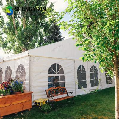 China 20m x 40m 400 person Jiangsu Syxtent large air conditioning white wedding event tent for sale