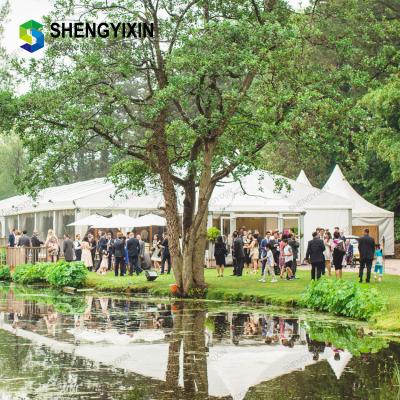 China UV Resistant Mobile Aluminum Party cheap pvc fabric transparent show outdoor wedding event tents for sale