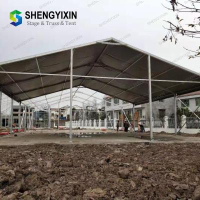 China Elegant Insulated Large Outdoor Professional 12x25m Outdoor Wedding Event PVC Marquee Tents For Sale for sale