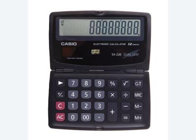 Cina Per il calcolatore autentico di piegatura della copertura superiore di Casio Casio SX-220 con il mini portatile di chiavi di gomma in vendita