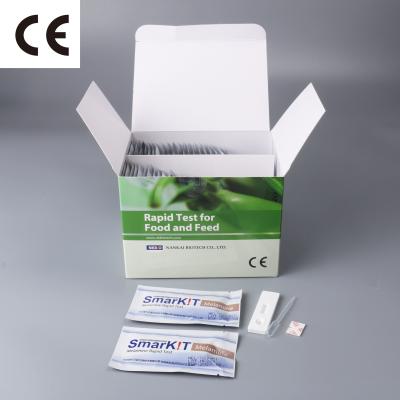 China Melamine Rapid Test Kit Strip Test Kit Aflatoxin For Corn wheat grain Diagnostic Test Kit One Step Test for sale