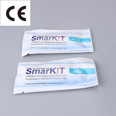 China Furazolidone Rapid Test Kit Honey Antibiotic Test Kit Diagnostic Rapid Test Kit One Step Test Temperature Storage for sale