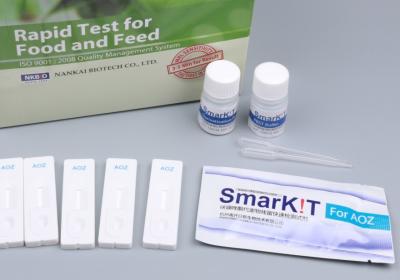 China Furazolidone(AOZ) Rapid Test Strip for Seafood and Fish for sale