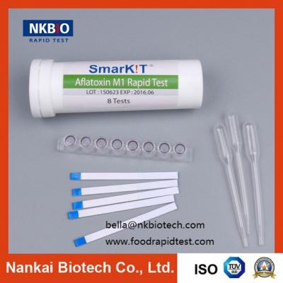 China Aflatoxin M1 Rapid Test Strip for Milk for sale