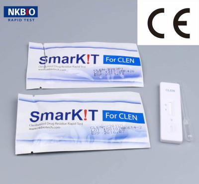 China Clenbuterol Hydrochloride Rapid Test Kit For Pork, Chicken, Beef Antibiotic Test Strips Diagnostic Test Kit for sale