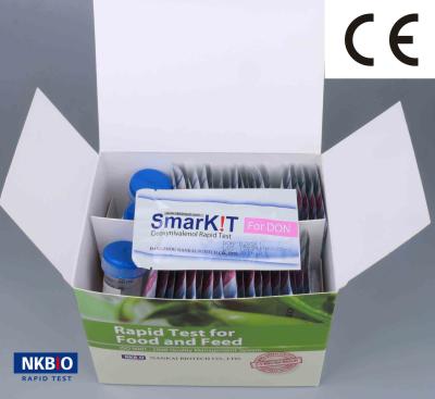 China Deoxynivalenol/Vomitoxin Rapid Test Kit Aflatoxin Test Kits For Corn One Step Test for sale