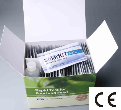 China Fumonisins Rapid Test Kit Aflatoxin Rapid Test Kit For Corn Wheat Grain Diagnostic Test Kit Temperature Storage for sale