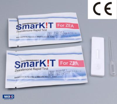China Zearalenone Rapid Test Kit Aflatoxin B1 Test Kit For Corn nuts peanuts One Step Test for sale
