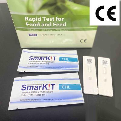 China Chlorpyrifos Rapid Test Kit for sale