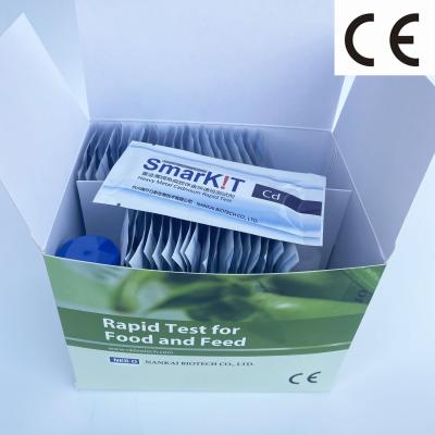 China Heavy Metal Cadmium Rapid Test Kit In Seafood Shrimp And Poultry Meat Rapid Diagnostic Test Kit Temperature Storage for sale