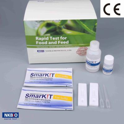 China Sulfa Drug Rapid Test Kit Honey Test Strips Diagnostic Rapid Test Kit Honey Antibiotics Test Kit Temperature Storage for sale