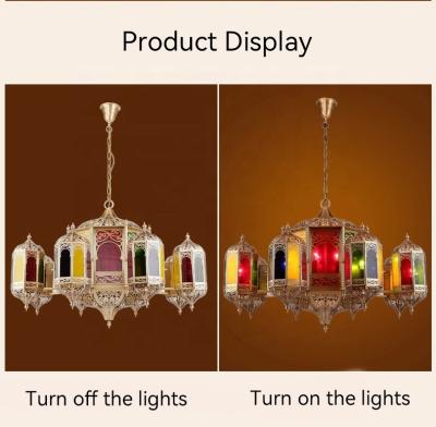 Cina Hotel in stile arabo Copper Grove Chandelier Copper Lantern Chandelier in vendita
